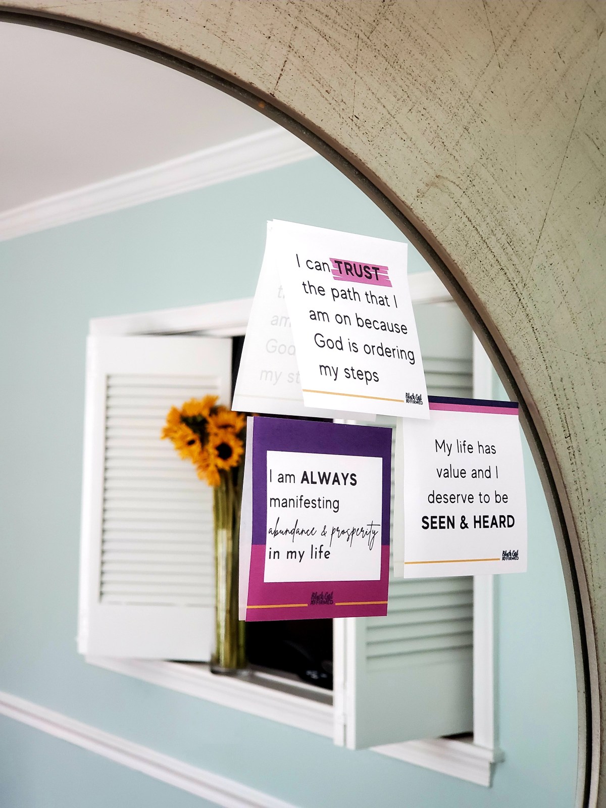 “Black Girl Affirmed” Sticky Note Affirmations – Black Girl Affirmed
